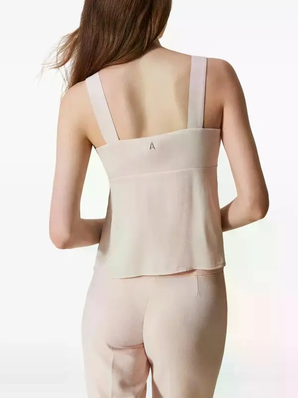 TWINSET Embroidered Twill Top