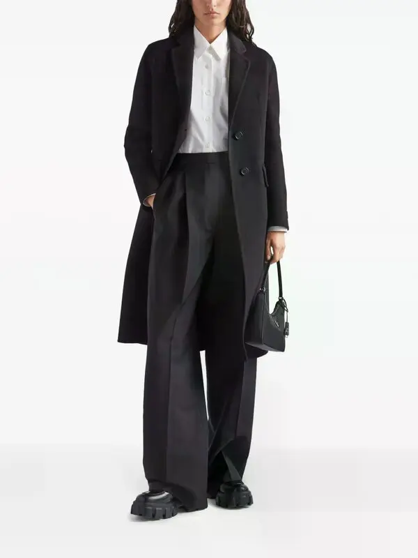 Prada Kid-mohair Tailored Trousers