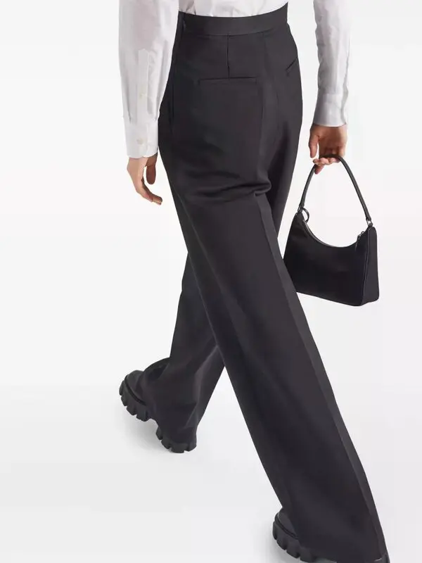 Prada Kid-mohair Tailored Trousers
