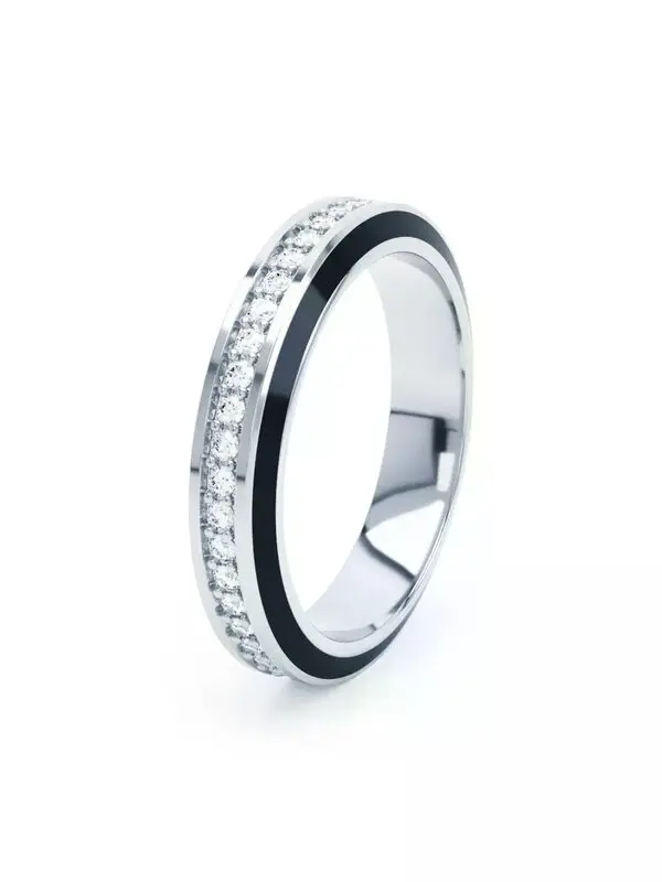 LOEV 18k White Gold Eternity Diamond Ring - Silver