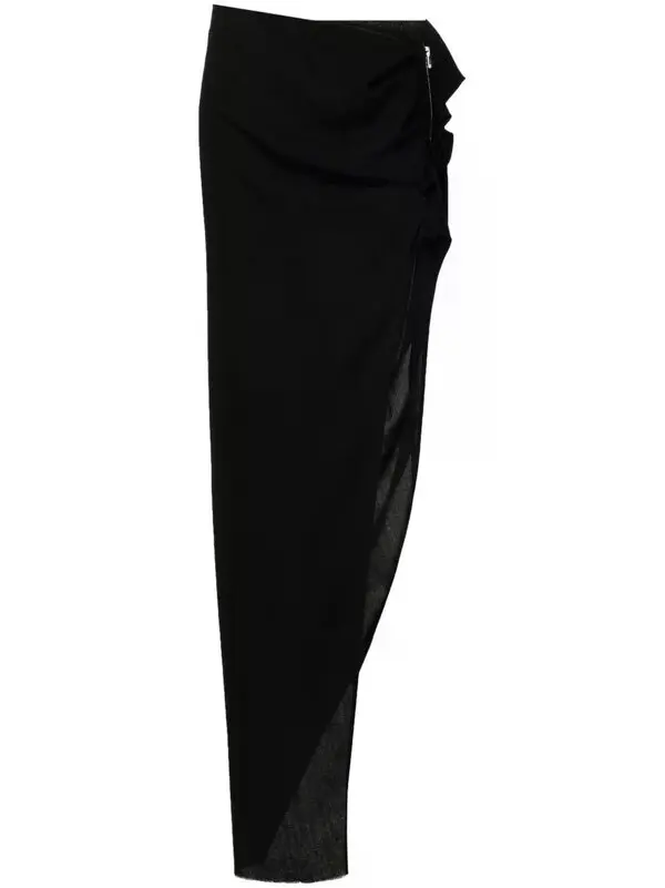 Rick Owens Edfu Maxi Skirt - Black