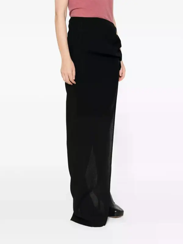 Rick Owens Edfu Maxi Skirt - Black