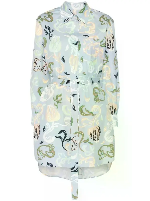 LANVIN Floral-print Mini Dress