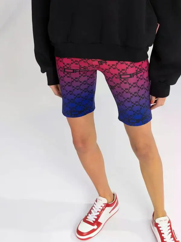 Off-White Monogram-print Cycling Shorts