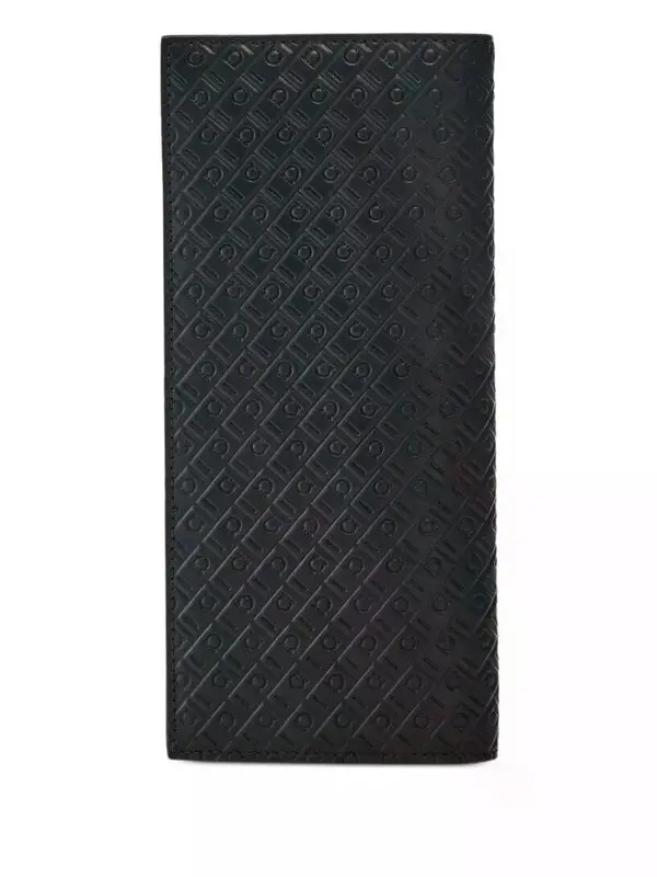 FERRAGAMO Monogram Organizer Wallet - Black