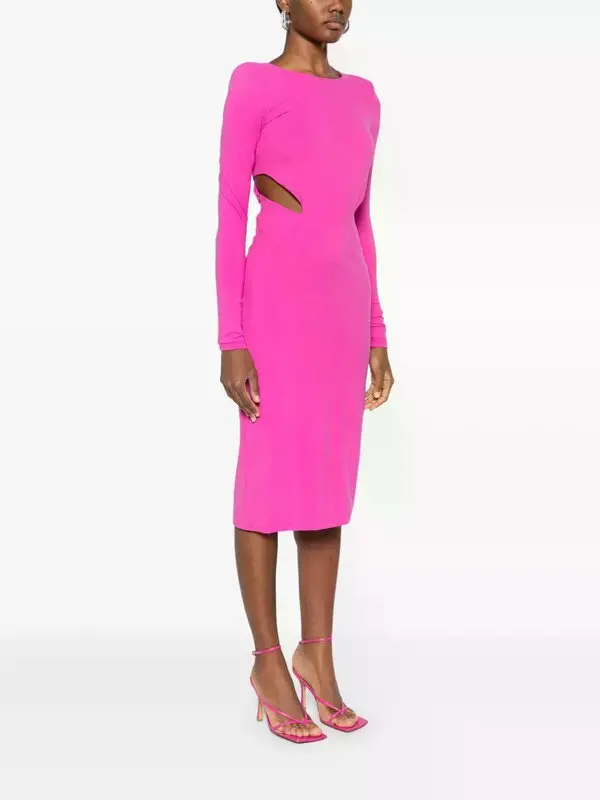 Patrizia Pepe Cut-out Midi Dress
