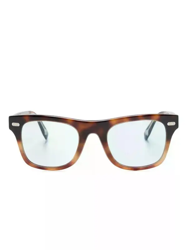 Brunello Cucinelli Wayfarer-frame Sunglasses - Brown