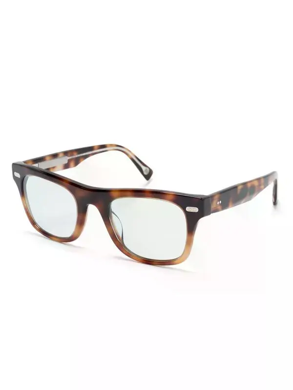 Brunello Cucinelli Wayfarer-frame Sunglasses - Brown