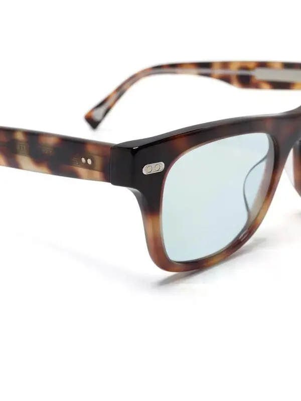 Brunello Cucinelli Wayfarer-frame Sunglasses - Brown