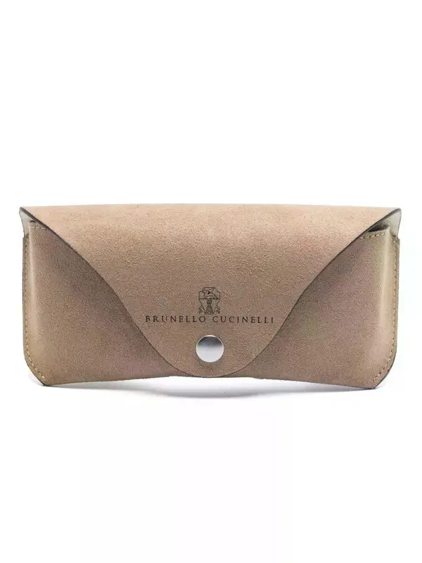 Brunello Cucinelli Wayfarer-frame Sunglasses - Brown