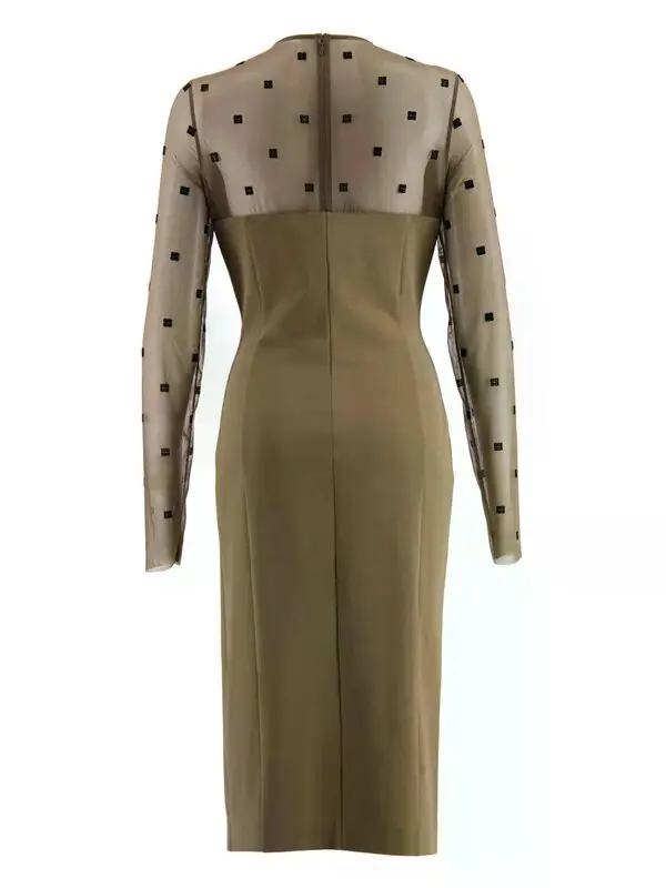 Givenchy Logo-jacquard Midi Dress