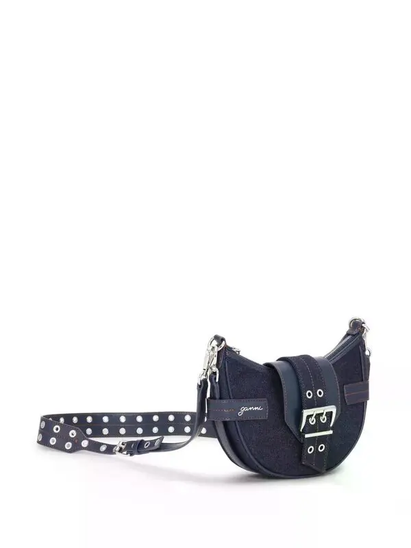 GANNI Small Bucky Denim Crossbody Bag