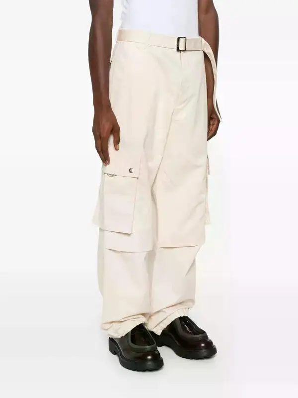 Jacquemus Le Cargo Straight Trousers - Neutrals