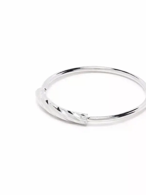 MARIA BLACK 14kt White Gold Nancy 14 Single Hoop Earring