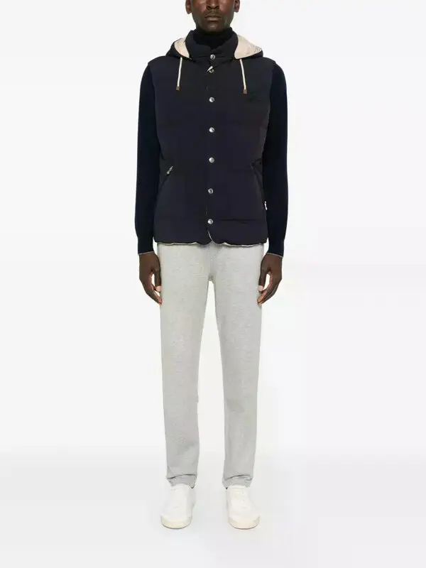 Brunello Cucinelli Drawstring Track Pants - Grey