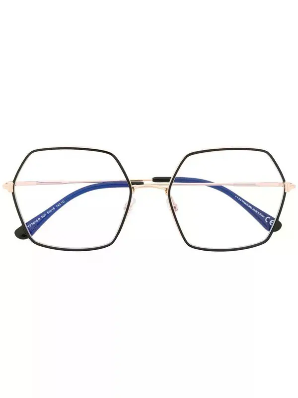 TOM FORD Geometric Glasses - Metallic