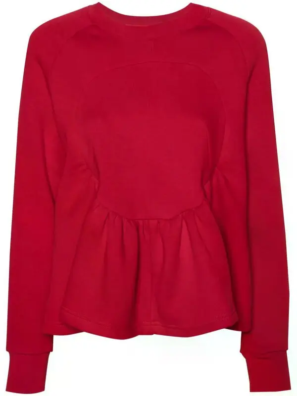 IOANA CIOLACU Calypso Ruched-detail Sweatshirt
