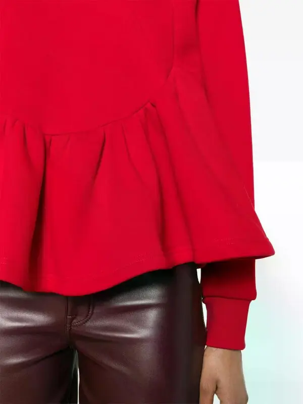 IOANA CIOLACU Calypso Ruched-detail Sweatshirt