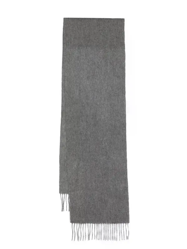 ASPINAL OF LONDON Knitted Cashmere Scarf - Grey