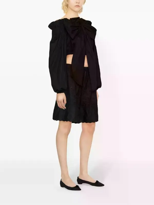 PATOU Bow-detail Cropped Top