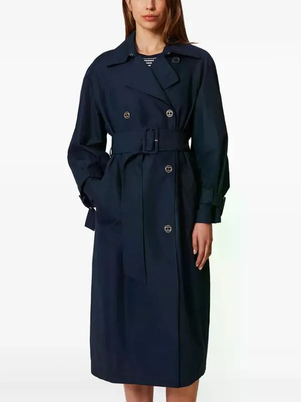 TWINSET Twill Trench Coat