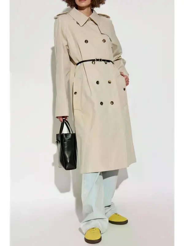 Givenchy Belted Double-breasted Trench Coat