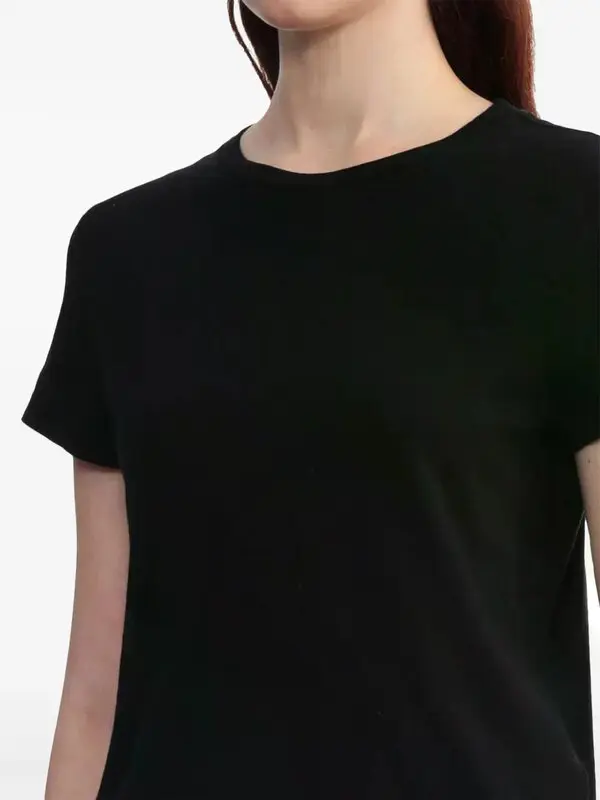 AGOLDE Adine Cotton T-shirt - Black