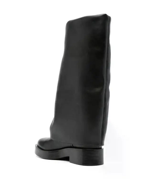 Casadei Layered Mid-calf Boots