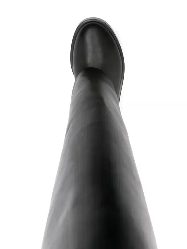 Casadei Layered Mid-calf Boots
