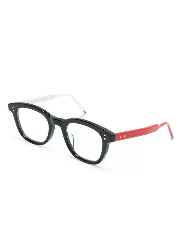 Thom Browne Square Frame Glasses - Red