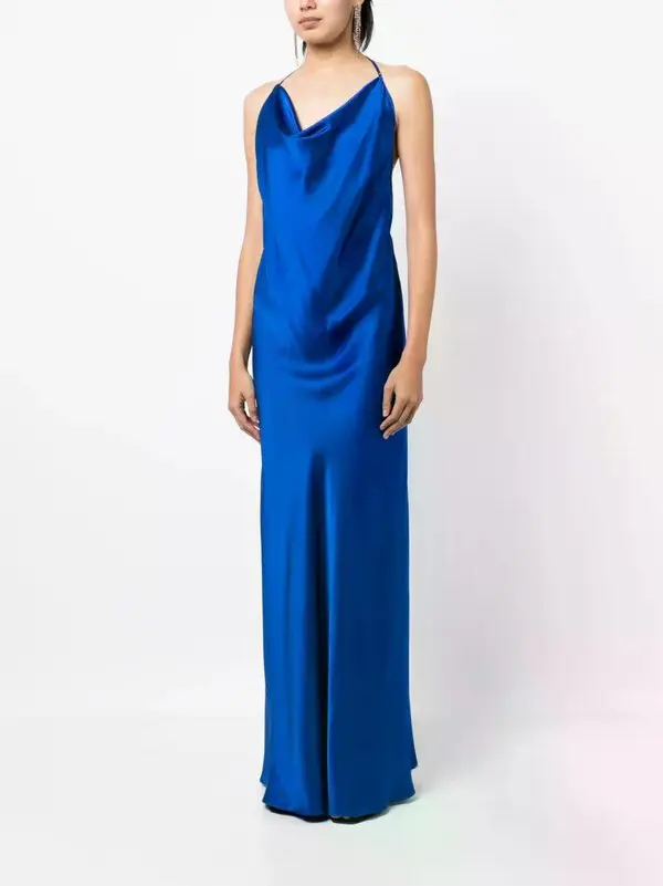 Michelle Mason Bias-cut Silk Gown