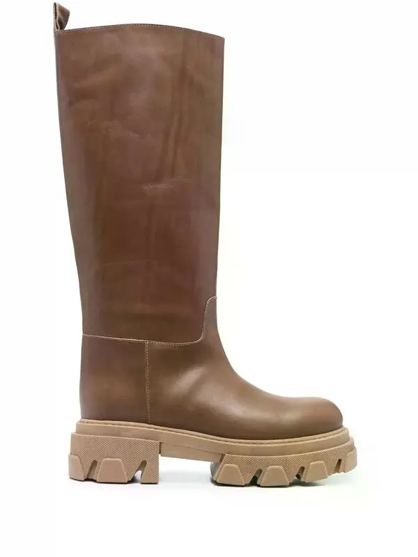 P.a.r.o.s.h Ridged Leather Boots