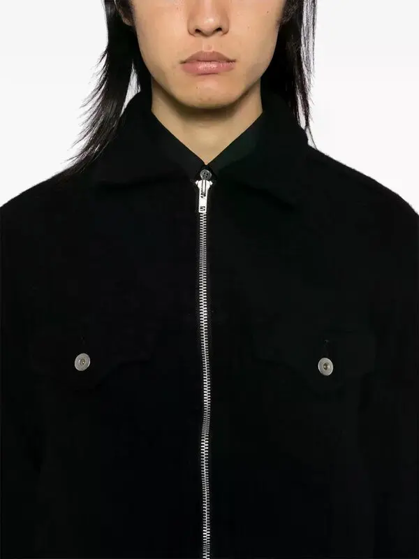 Comme Des Garçons Zip-up Jacket With Chest Pockets