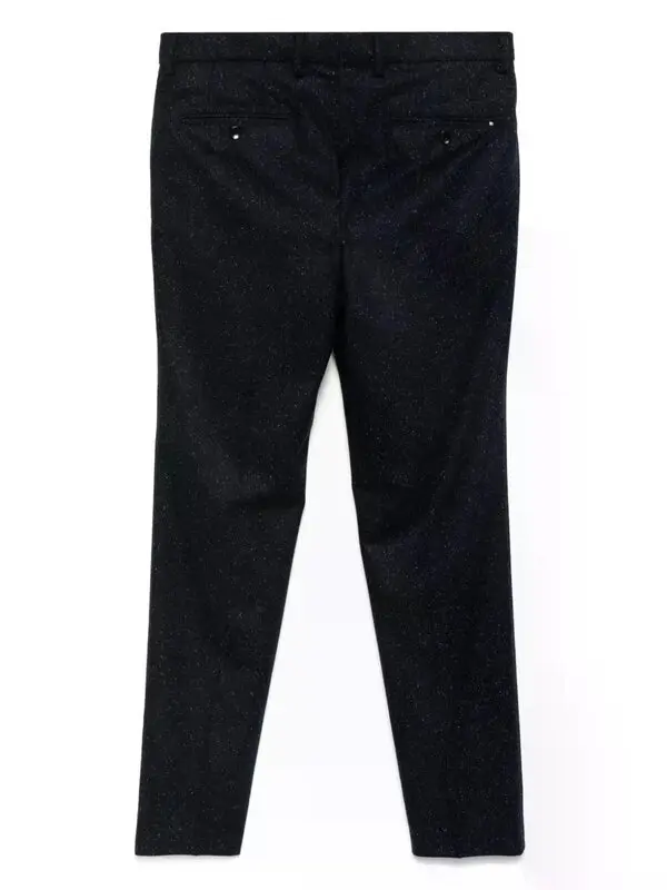 BOSS Virgin Wool Blend Mélange Effect Trousers