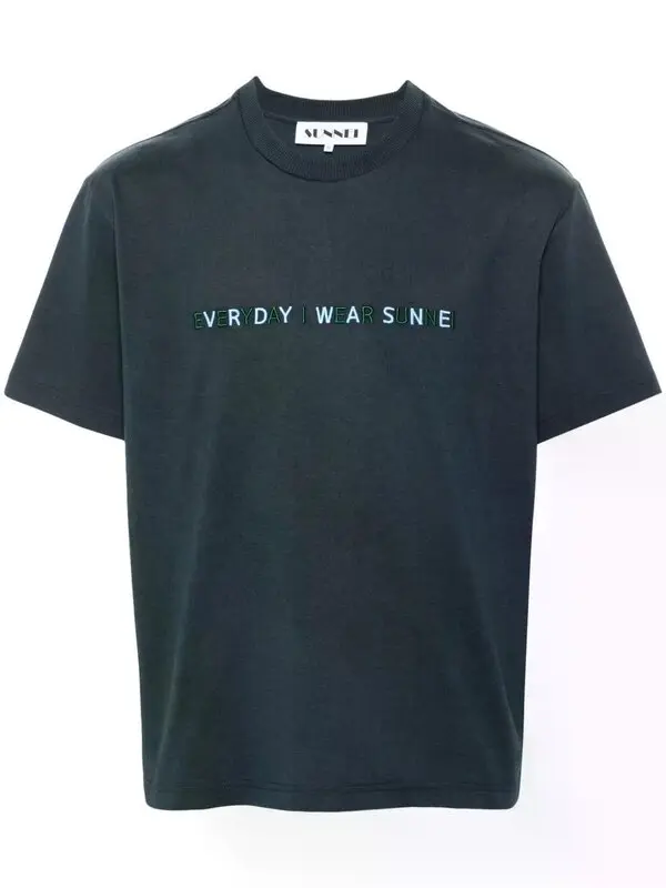 Sunnei Logo Embroidered T-shirt