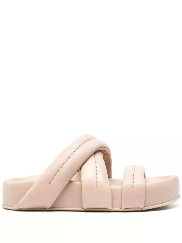 Agl Jane Padded Nappa Leather Sandals