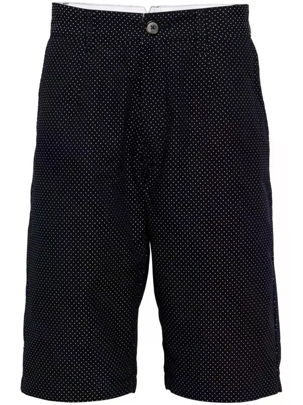 PRIVATE STOCK LABS Crusade Polka-dot Cotton Shorts