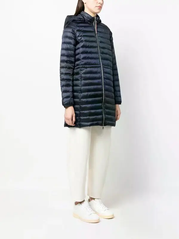 Tommy Hilfiger High Neck Quilted Coat