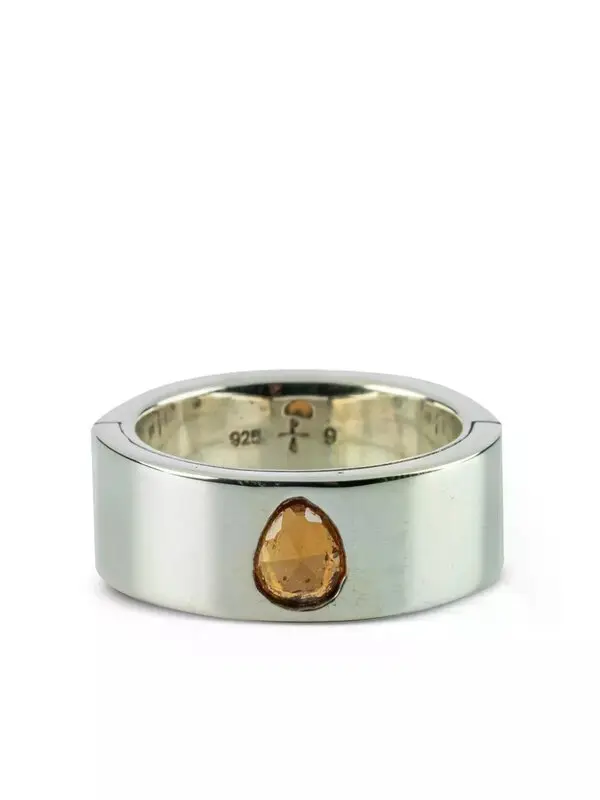 PARTS OF FOUR Sterling Sistema Sapphire Ring - Silver