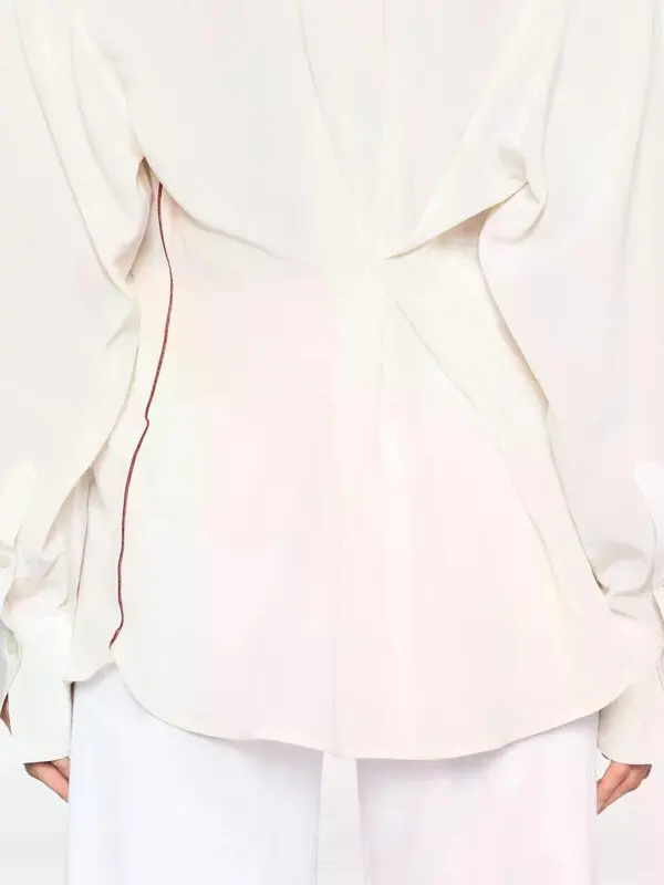 Victoria Beckham Silk Blouse - Neutrals