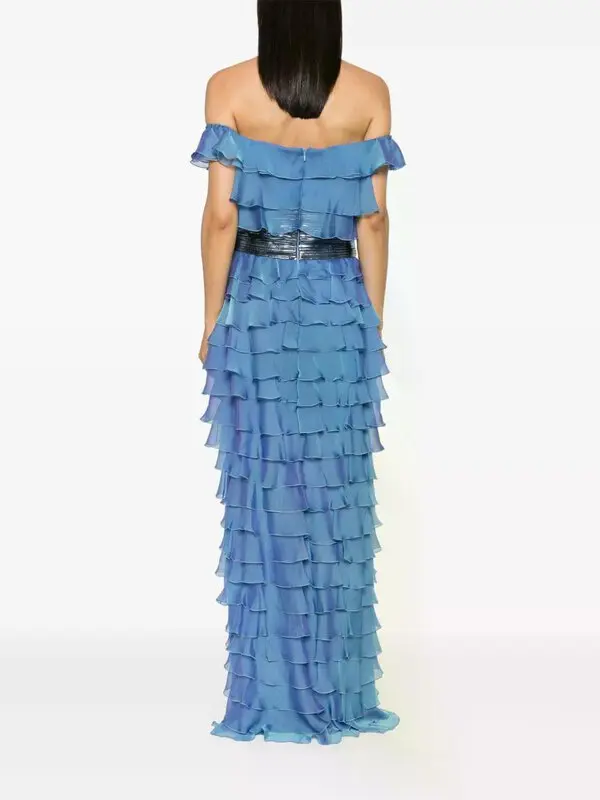 GEMY MAALOUF Off-shoulder Ruffled Gown