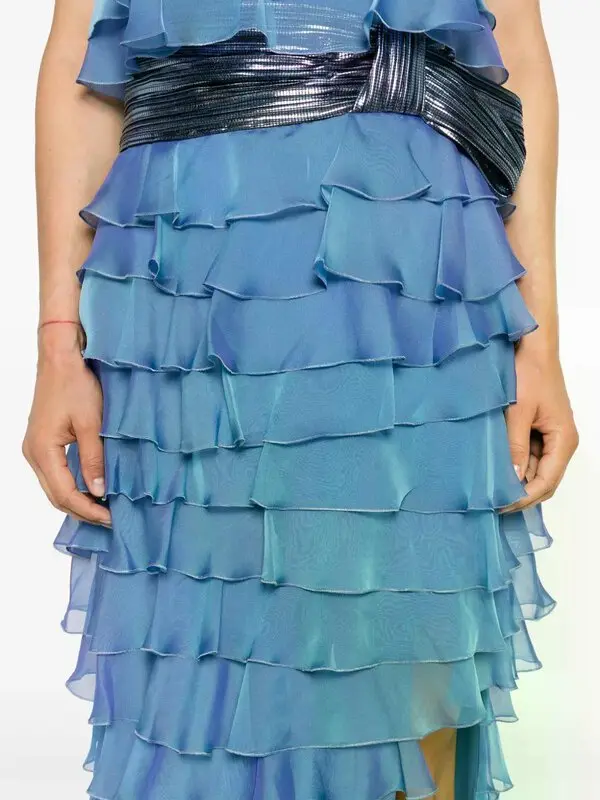 GEMY MAALOUF Off-shoulder Ruffled Gown