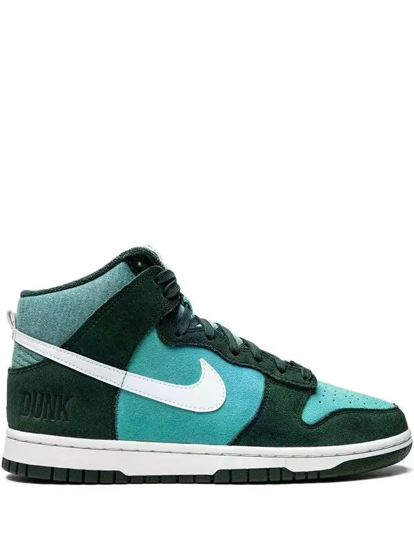 Nike Dunk Hi Retro Se Athletic Club Pro Green Sneakers - Blue