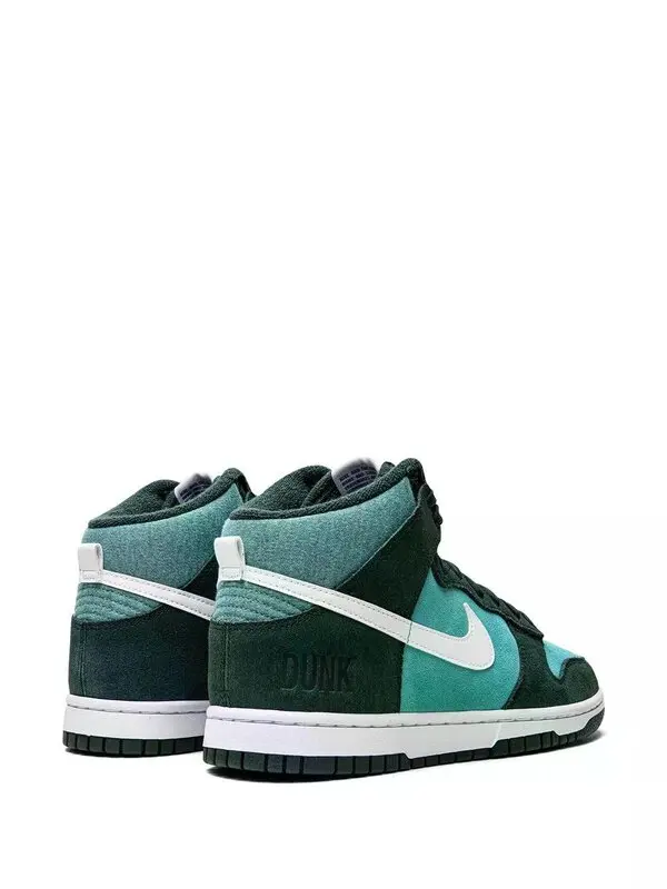 Nike Dunk Hi Retro Se Athletic Club Pro Green Sneakers - Blue