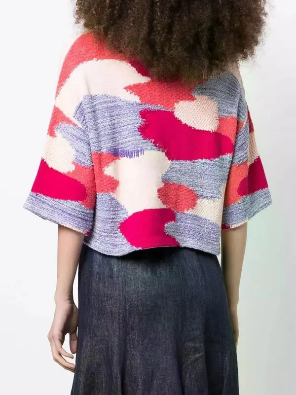 ONEFIFTEEN Patchwork Knit Top
