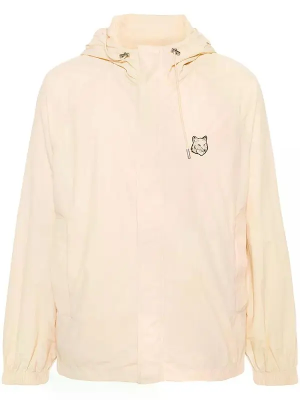 Maison Kitsuné Chillax Fox Hooded Windbreaker - Neutrals