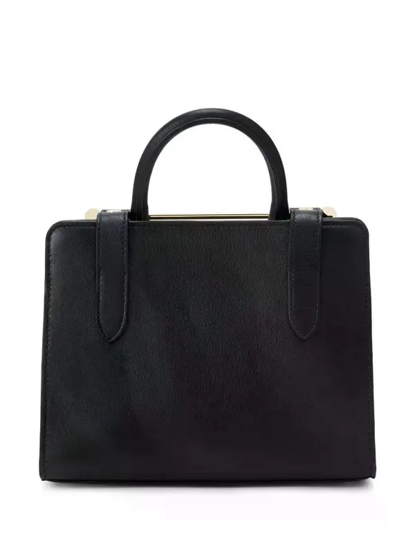 Strathberry The Nano Leather Tote Bag - Black