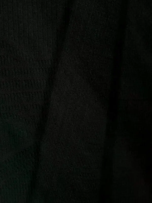 Y3 Engineered Logo-debossed Scarf - Black