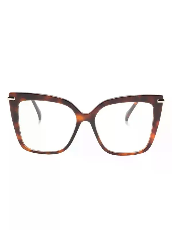 Max Mara Tortoiseshell Cat-eye Glasses