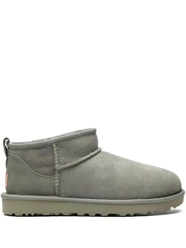 UGG Classic Ultra Mini Shearling Boots - Grey